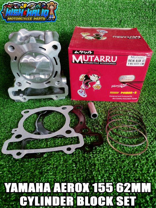 MUTARRU YAMAHA AEROX 155 62MM CYLINDER BLOCK SET | Lazada PH