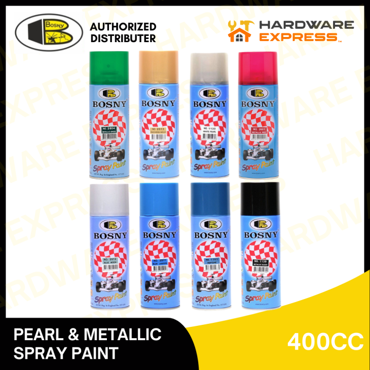Bosny Pearl and Metallic Spray Paint 400cc | Lazada PH