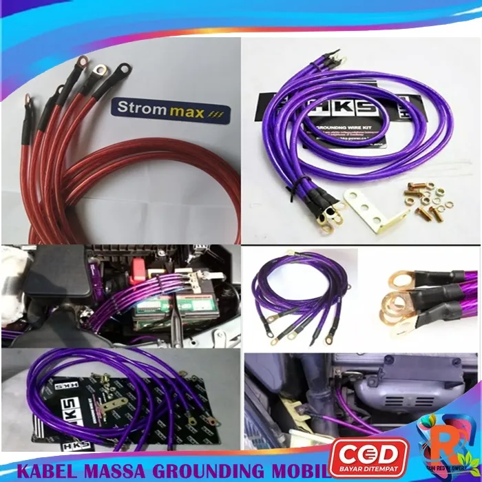 Kabel Grounding Mobil 5 Titik Grounding Kabel Massa Kabel Grounding ...