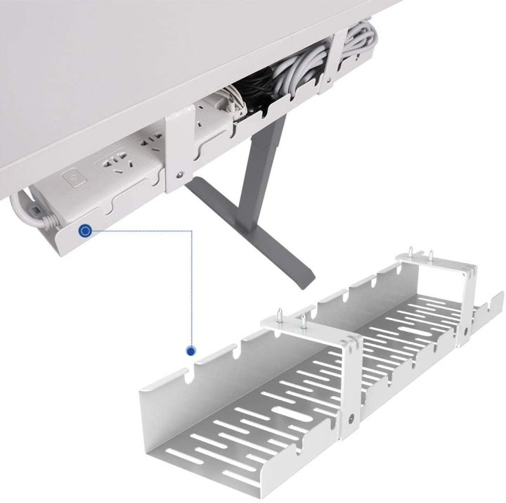 FlexiSpot WT2 Cable Management Tray with Cooling Design Fire Proof ...