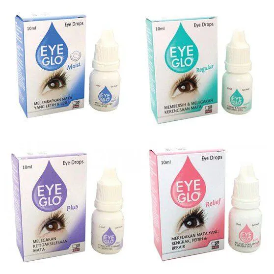 EYE GLO EYE DROPS 10ML - REGULAR | MOIST | PLUS | RELIEF (EXP:12/2026 ...