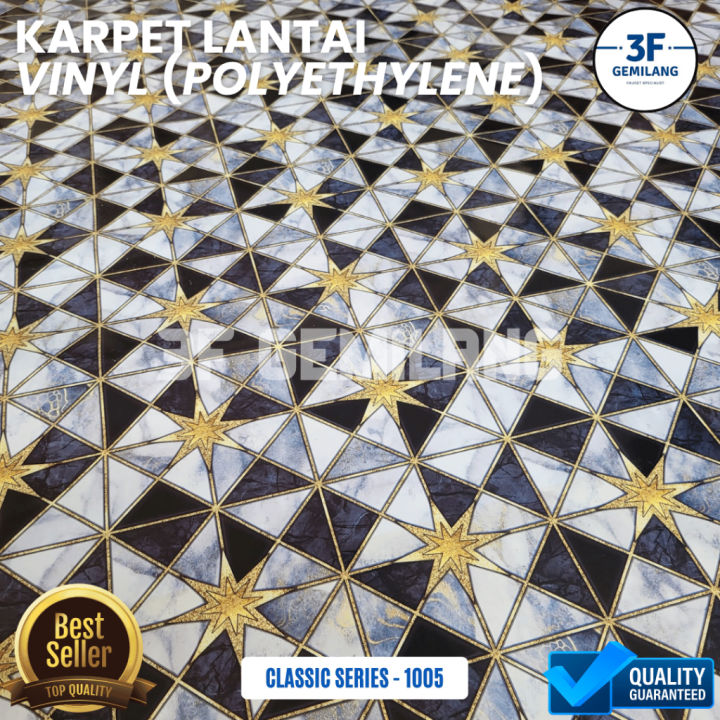 3F GMG [1005] - VINYL METERAN Karpet Lantai POLYETHYLENE Lebar 1,2meter ...