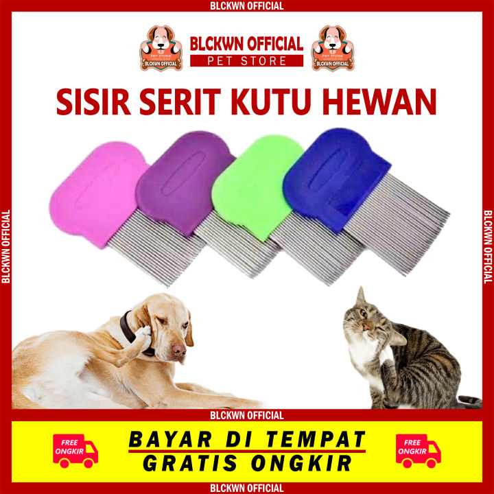 Sisir Serit Kutu Hewan Sisir Anti Kutu Kucing Kelinci Anjing | Lazada ...