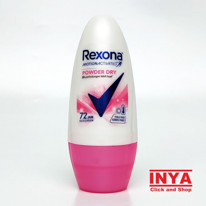 REXONA POWDER DRY 45ml - Deodorant Roll On | Lazada Indonesia