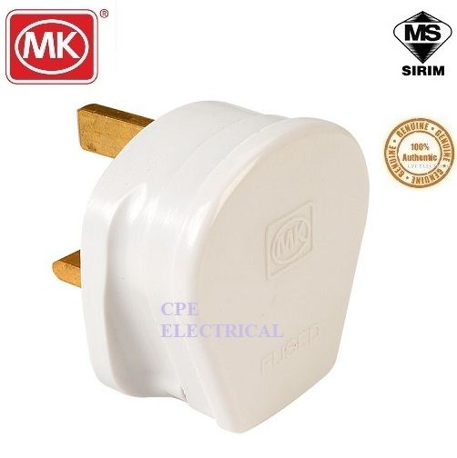 MK 646 WHI 13A Heavy Duty used 3 PIN Bakelite PLUG TOP | Lazada