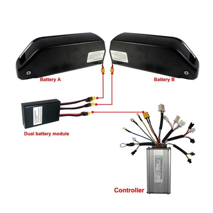 Dual Battery Connection Adapter Switcher Module Increase Battery Capacity Dual Battery Parallel