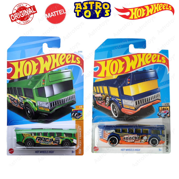 Hot Wheels Basic Hot Wheels High Bus Car 1:64 - Mainan Anak Koleksi ...
