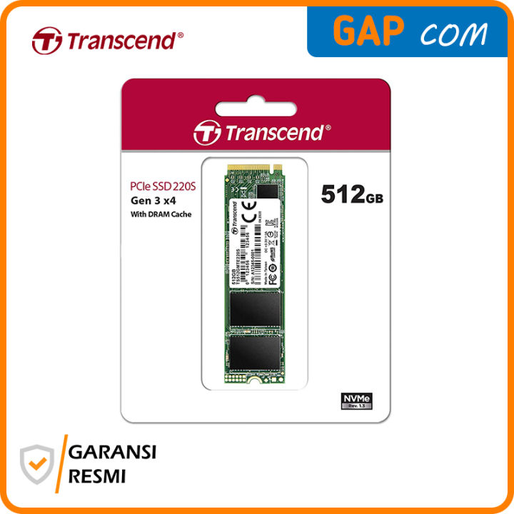 SSD 512GB Transcend 220S M.2 NVME PCIe Gen3x4 3D TLC - TS512GMTE220S ...
