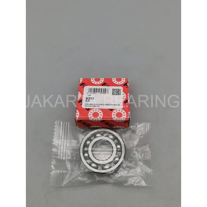 Ball Bearing FAG 6203 C3 ORIGINAL | Lazada Indonesia