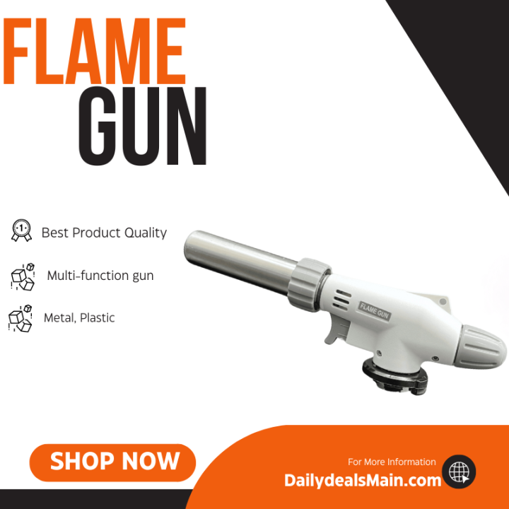 Gas Flame Gun Auto Ignition Jet Burner Welding Torch Gas Blow Flame ...