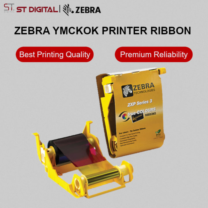 [Original] Zebra YMCKOK printer ribbon ink cartridge ZC-300 ZC300 ...