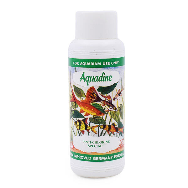 AQUADINE Fish Aquarium Anti Chlorine Special 200ml /水靈抗氯特效葯(水族用药品青药水 ...