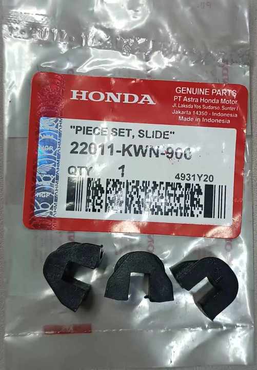 Honda Genuine Parts Slider Piece For Click V1, V2, ADV 150/160, PCX 150 ...