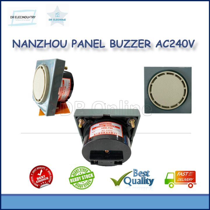 ALARM PANEL BUZZER NANZHOU AC220V /DC24V - SQUARE TYPE | Lazada