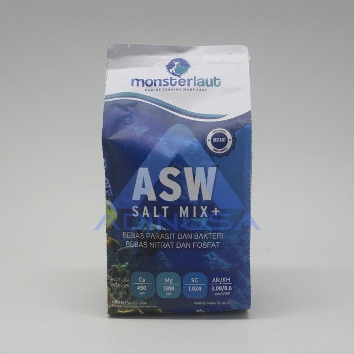 ASW SALT MIX GARAM LAUT SINTETIS MONSTER LAUT | AQUARIUM REEF TANK ...