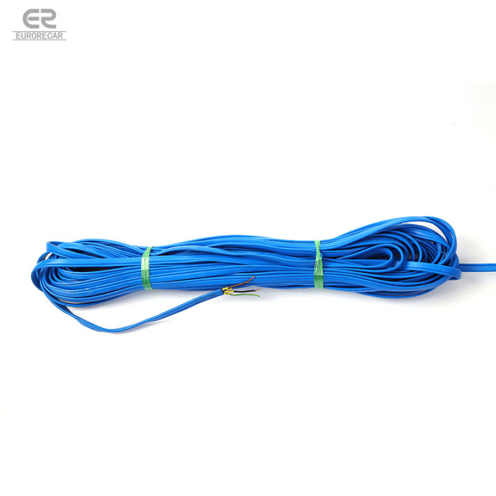 EURORECAR 2 Waterproof Power Cable Insulated Sheath Flat Shape Blue ...