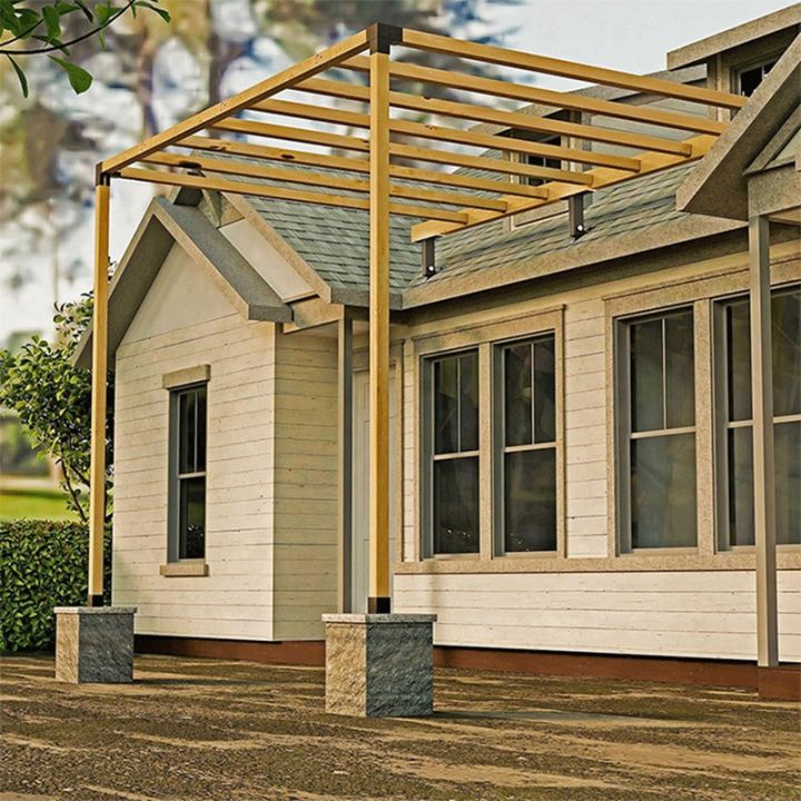 Patio Roof Riser Heavy Duty Pergola Brackets Kit Stainless Steel 304 ...