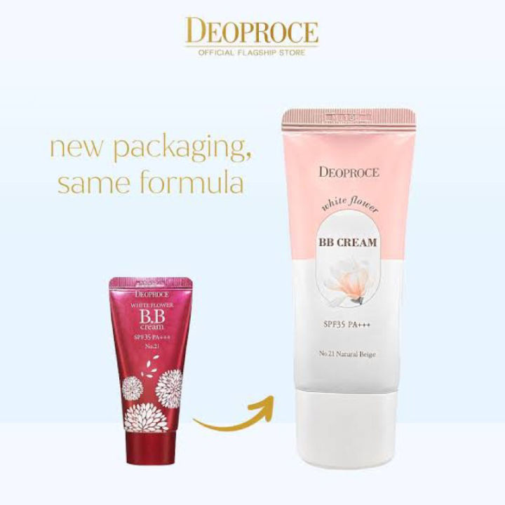 Deoproce White Flower BB Cream SPF35 PA+++ (30g) NEW PACKAGING | Lazada PH