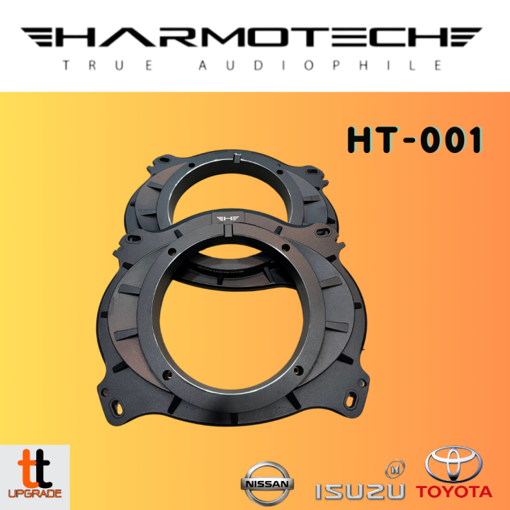 HARMOTECH HT-006 สเปเซอร์อะลูมิเนียมตรงรุ่น ฐานรองดอกลำโพงอะลูมิเนียม ...
