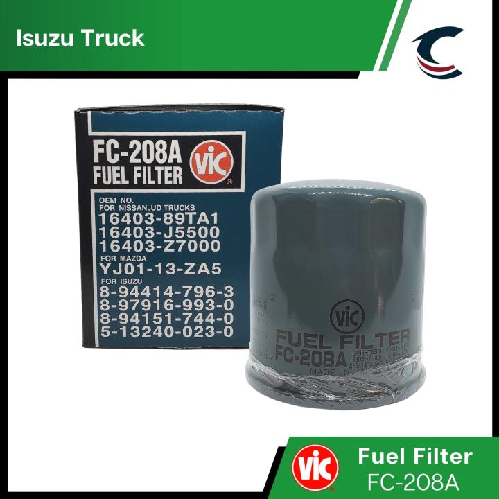 VIC FC208A FC-208A Fuel Filter Japan for Isuzu Truck | Lazada PH