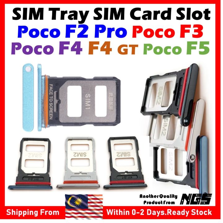 SIM Tray SIM Card Holder SIM Card Adapter For XIAOMI POCO F2 Pro / POCO ...
