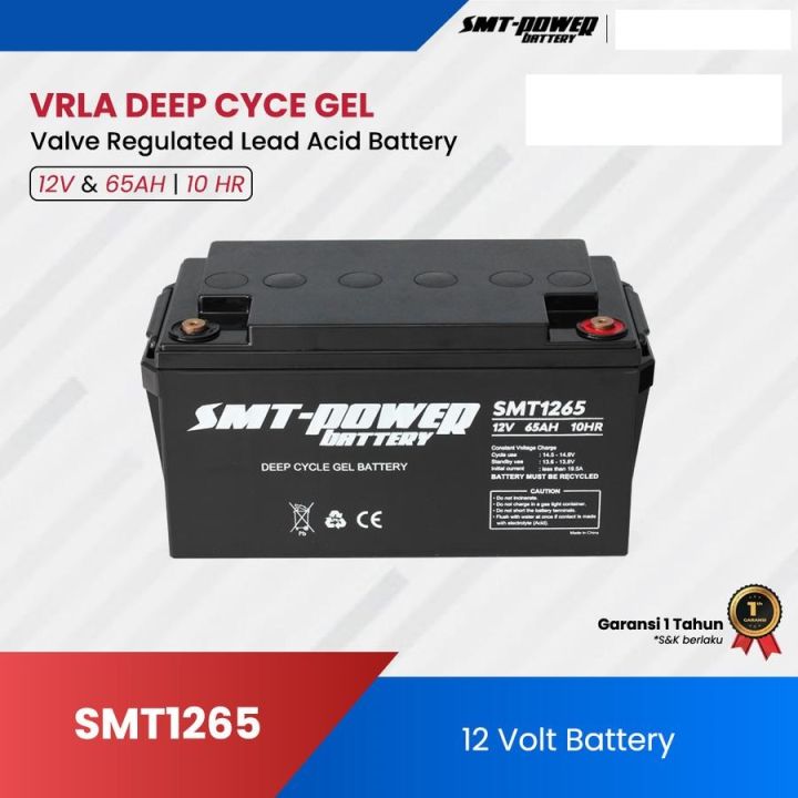 BATTERY UPS/SOLAR PANEL/PANEL SURYA SMT1265 / AKI KERING / BATERAI VRLA ...