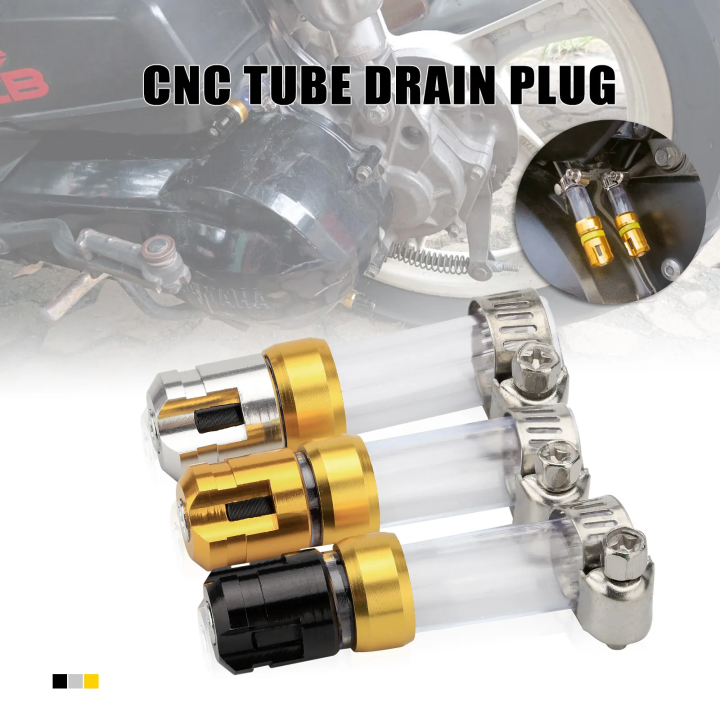 Motorcycle Air Filter Drain Tube Universal Alloy Head From Thailand For ...