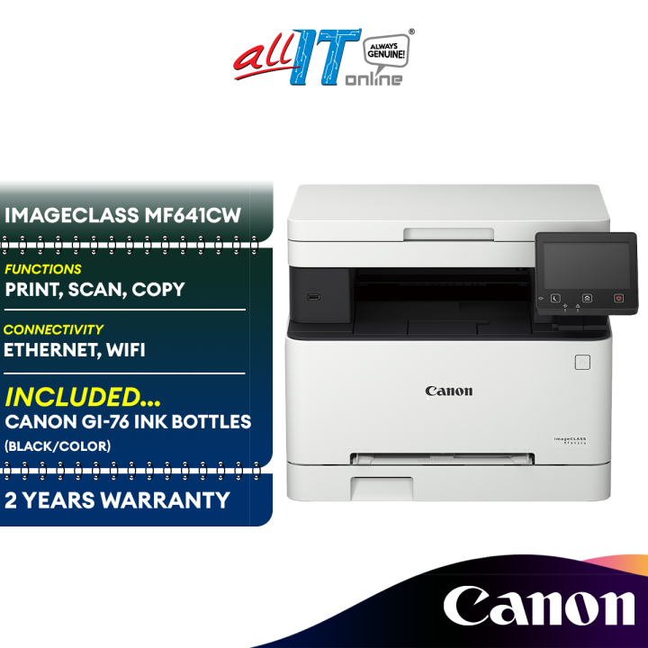Canon imageCLASS MF641Cw Multifunction Wireless Color Laser Printer ...