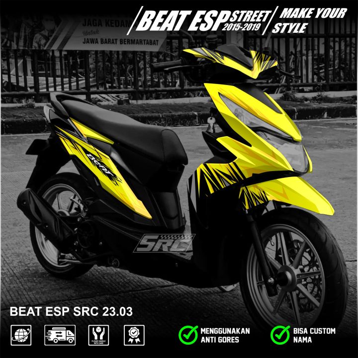 TERBARU Decal Sticker Beat esp street 2015-2019 full body Dekal Stiker ...
