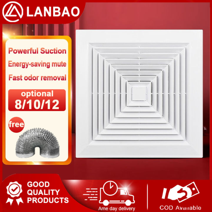 Exhaust Fan For Room Suspended Ceiling Exhaust Fan 6/8/10/12/14 Inch ...