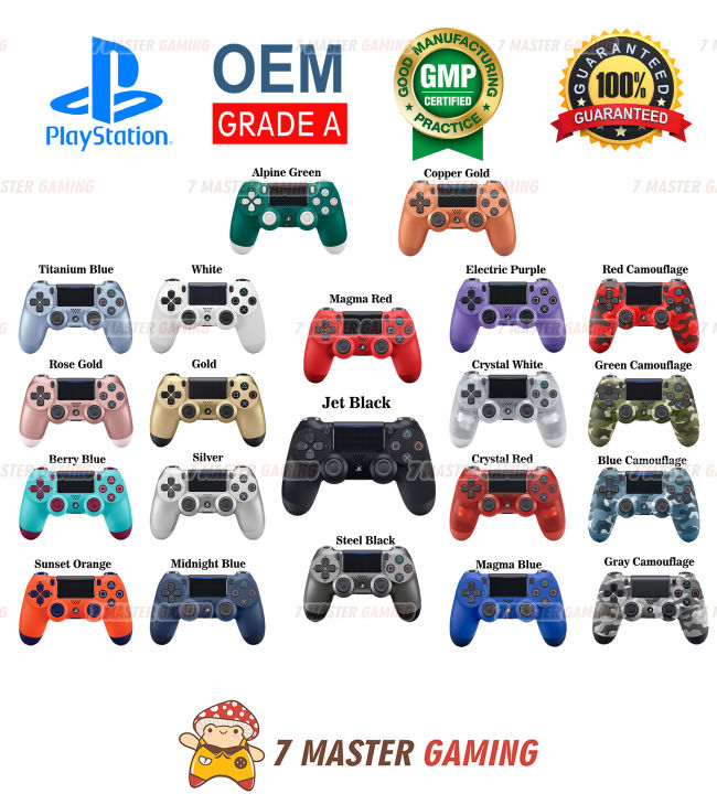 PS4 / Playstation 4 DualShock 4 OEM Grade A Wireless Controller Version ...