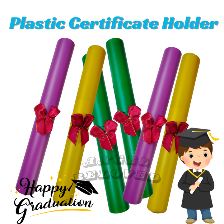 Skrol Sijil / Certificate Scroll / Plastic Certificate Holder for ...