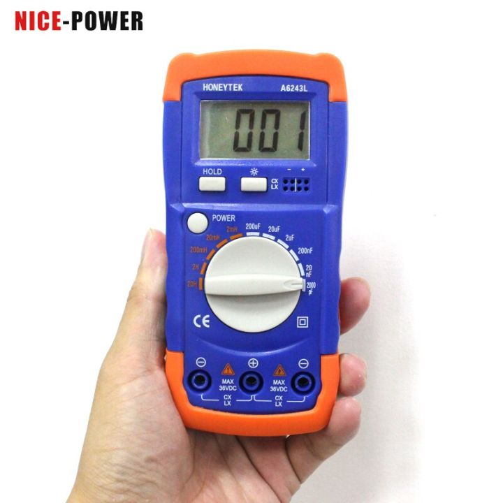 Professional Digital LCR Meter A6243L Capacitor Inductance Meters ...