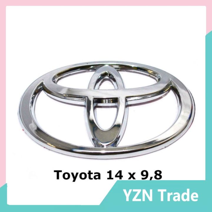 【YZN】Toyota CHROME Car Logo Emblems | Lazada PH