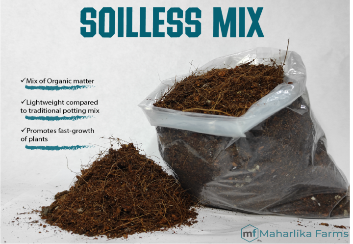 [4kg] Soilless Mix Medium with coco peat, cocopeat, Vermicast ...