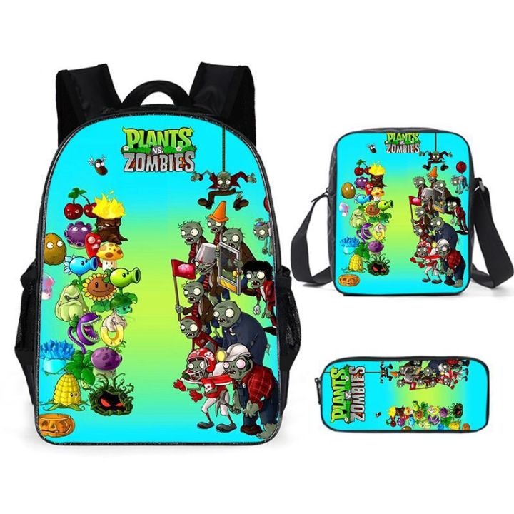 F001Plants Vs. ZombiesPlants Vs. Zombies Backpack Elementary School Bag ...