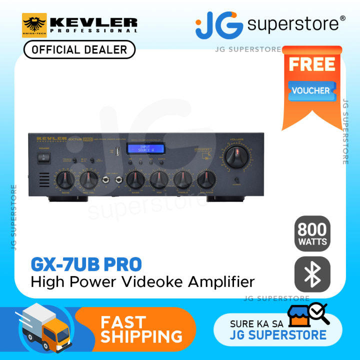 KEVLER GX-7UB PRO 800W X2 High Power Videoke Amplifier with USB ...
