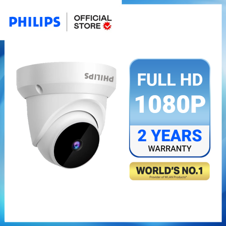 PHILIPS 1080P CCTV Camera 3MP Indoor Wireless IP Security Cameras Wifi ...
