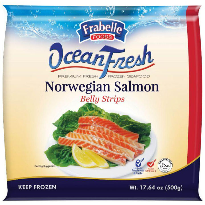 Frabelle Foods Norwegian Salmon Belly Strip 500g | Lazada PH