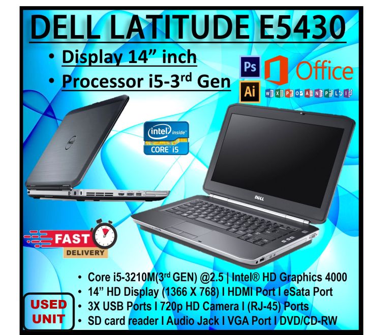 Dell Latitude E5430 / E6230 / E6320 / E6530 / E640 Core i7/i5 (2nd/3rd ...