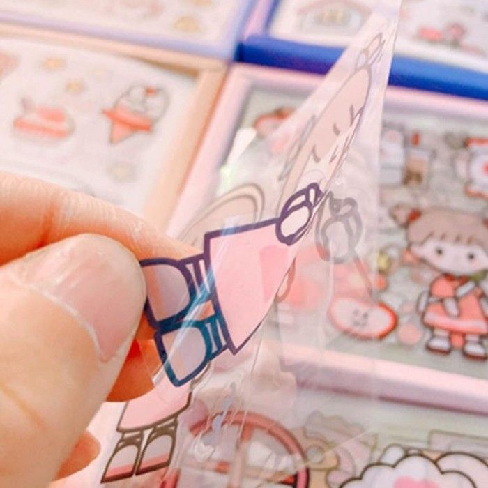 Stiker Aesthetic 2D Hiasan Botol Minum 1 Lembar | Lazada Indonesia