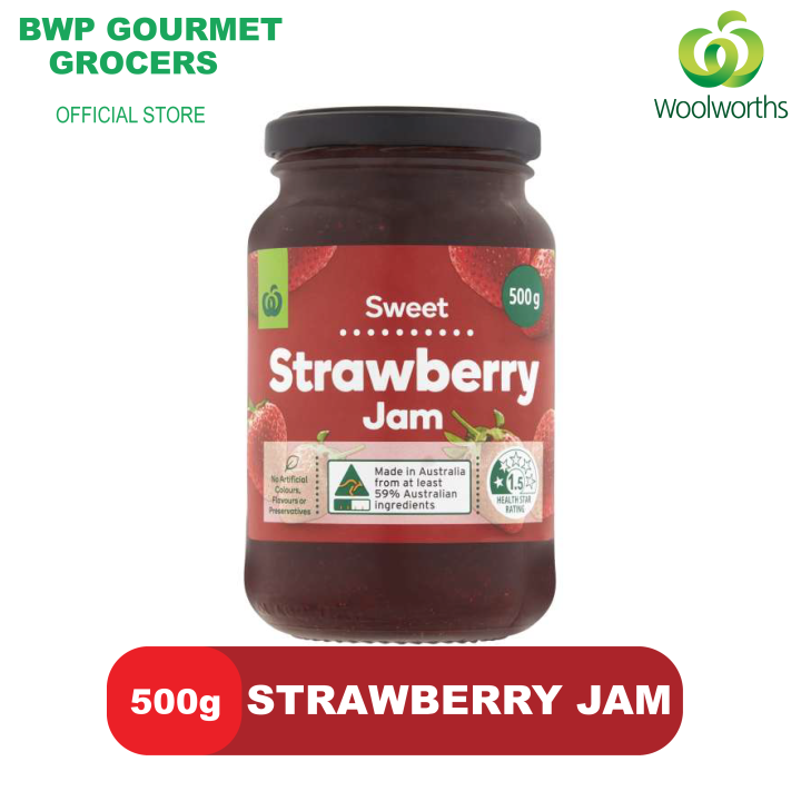 Woolworths Strawberry Jam (500g) | Lazada PH