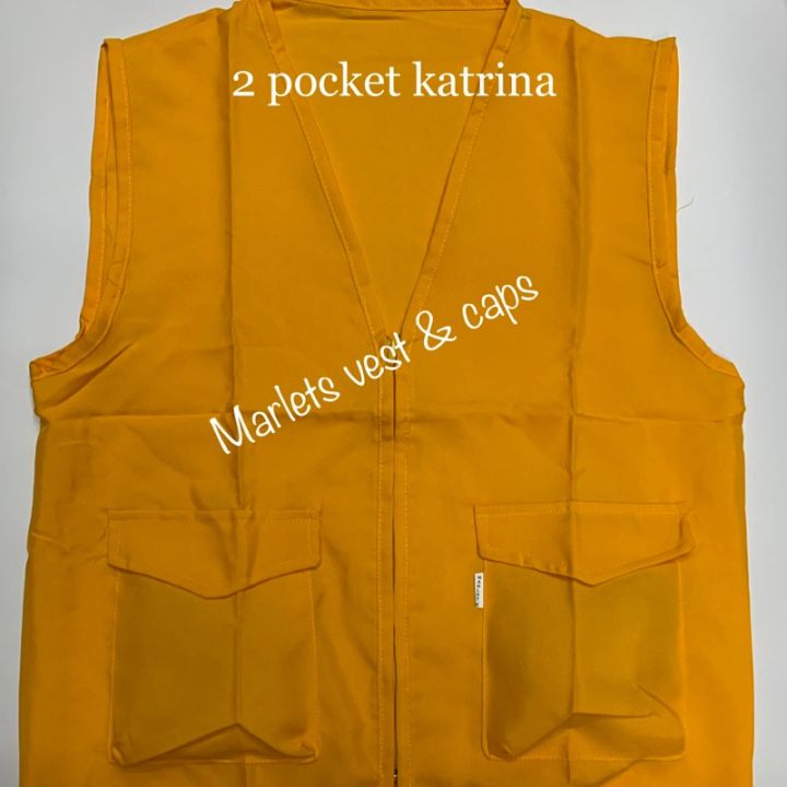 2 pocket Vest ,Barangay Tanod,Chaleco ,Toda, Election Vest | Lazada PH