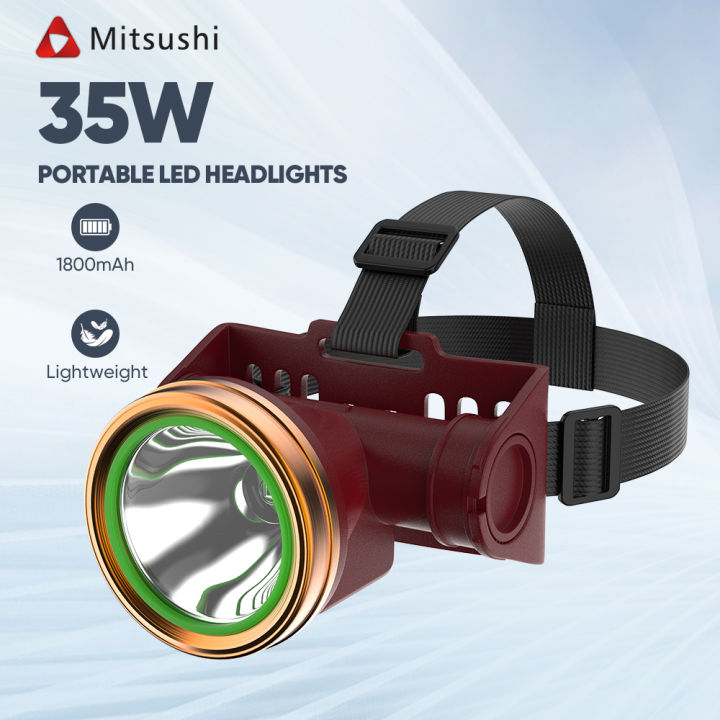 Mitsushi LED Headlights Outdoor Portable Mini Lighting Headlights USB ...
