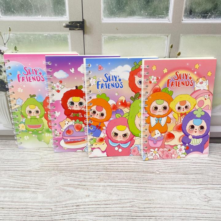 Buku Binder Spiral A5 BABY THREE BK-1872 / Notebook Kertas Bergaris ...