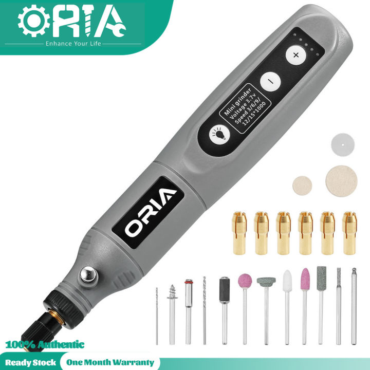 ORIA Grinder Tools, Cordless Rotary Tool, Electric Drill Tool Kit with ...