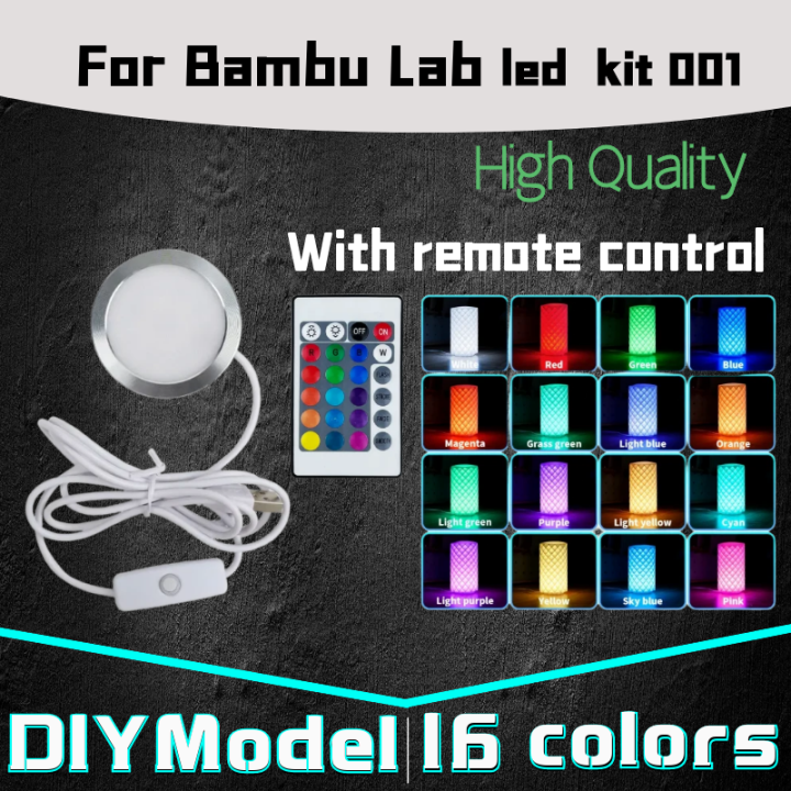【Wireless】 LED Lamp Kit 001 Warm White Hardware Bambulab Kit for Bambu ...