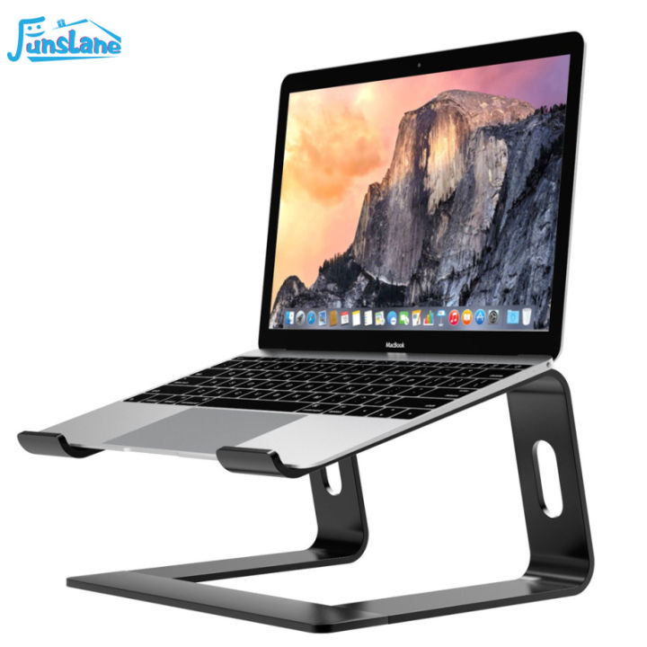 FunsLane Laptop Stand Aluminum Computer Riser Detachable Metal Laptops ...