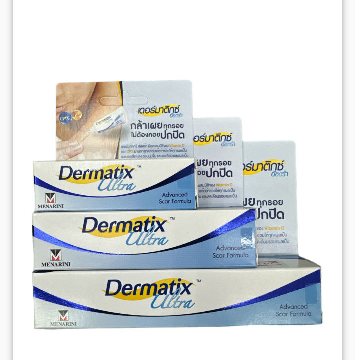 [ฉลากไทย] Dermatix Ultra Gel เดอร์มาติกซ์ อัลตร้า เจล เจลลดรอยแผลเป็น ...