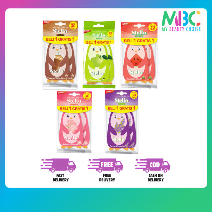 Stella Fun & Fresh Beli 1 Gratis 1 - Pengharum Mobil | Lazada Indonesia